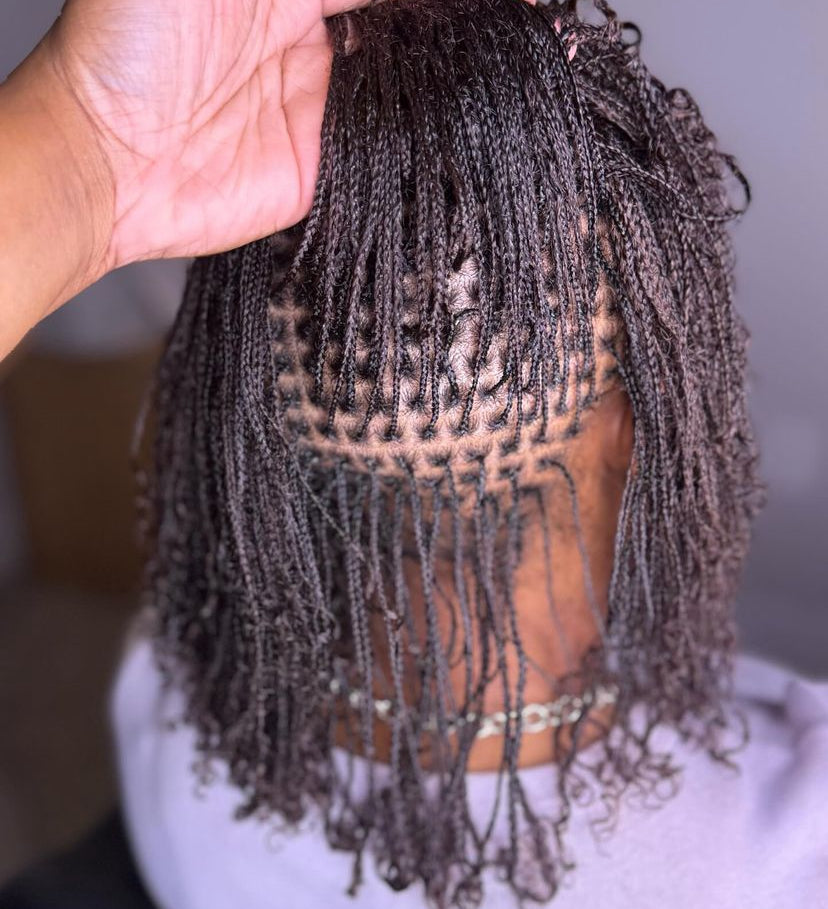Micro Locs braids with Extension – Souad15 Boutiques